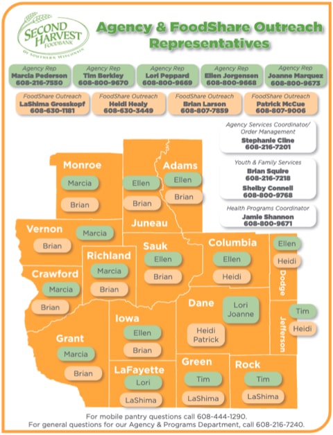 Food Pantry / TEFAP / FoodShare | CWCAC.ORG